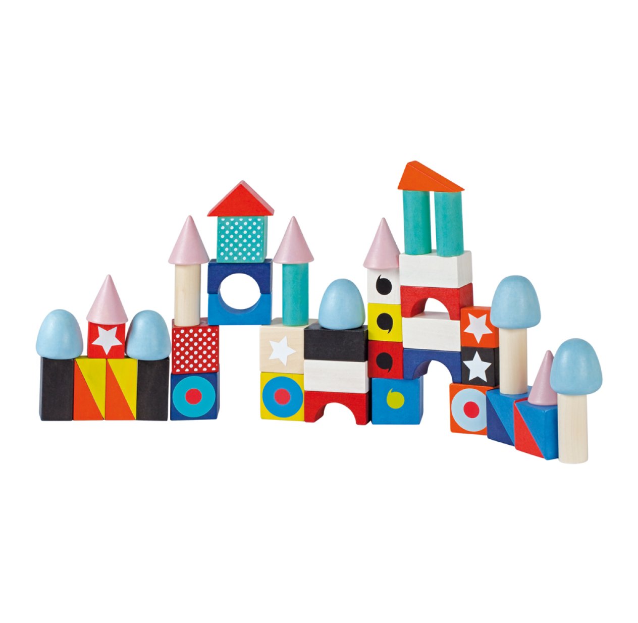 50 Maxi Cubes de Construction Kubix Janod pour chambre enfant - Les ...