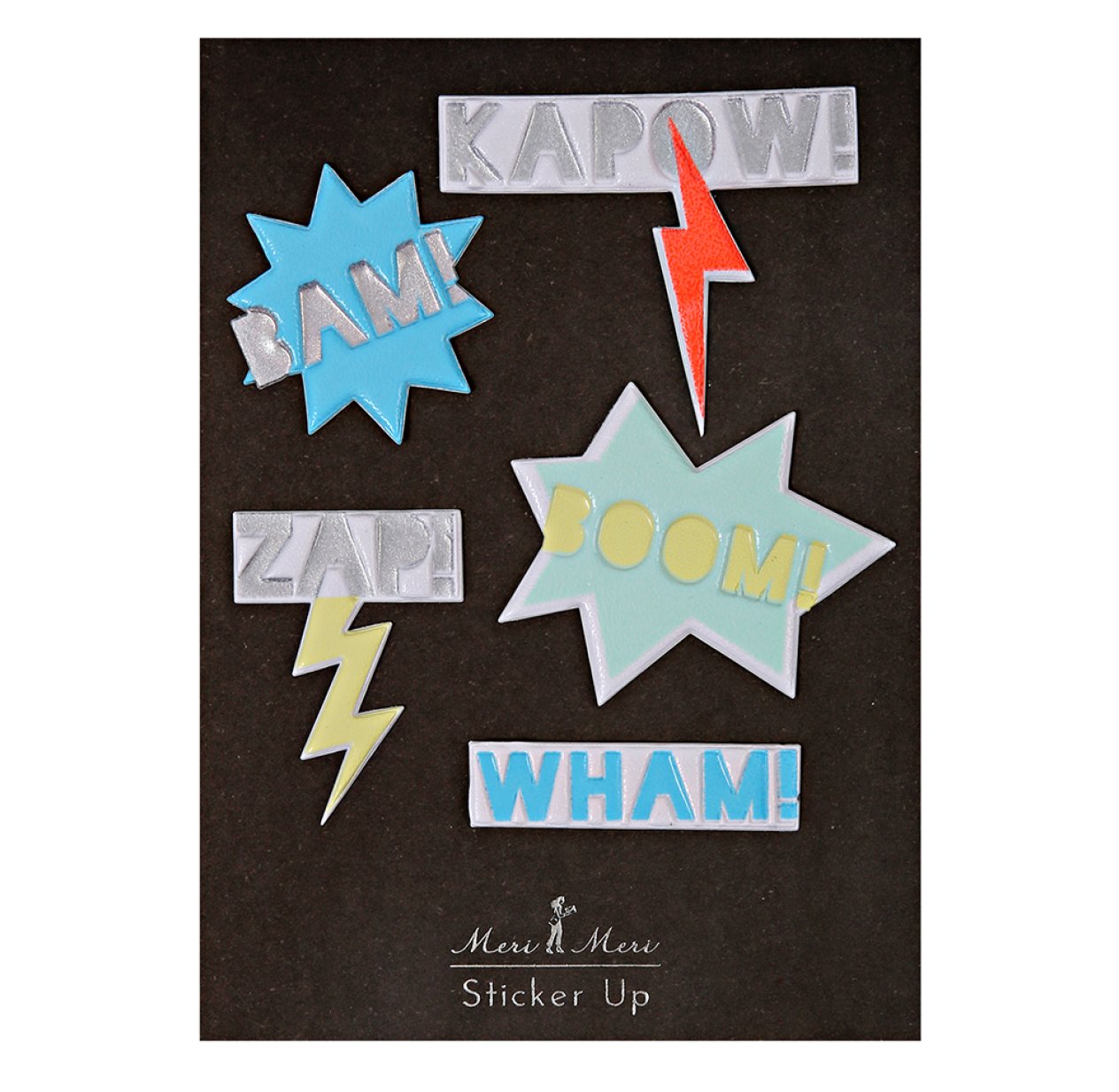 Stickers Kapow Comics 3D Meri Meri pour chambre enfant - Les Enfants du ...