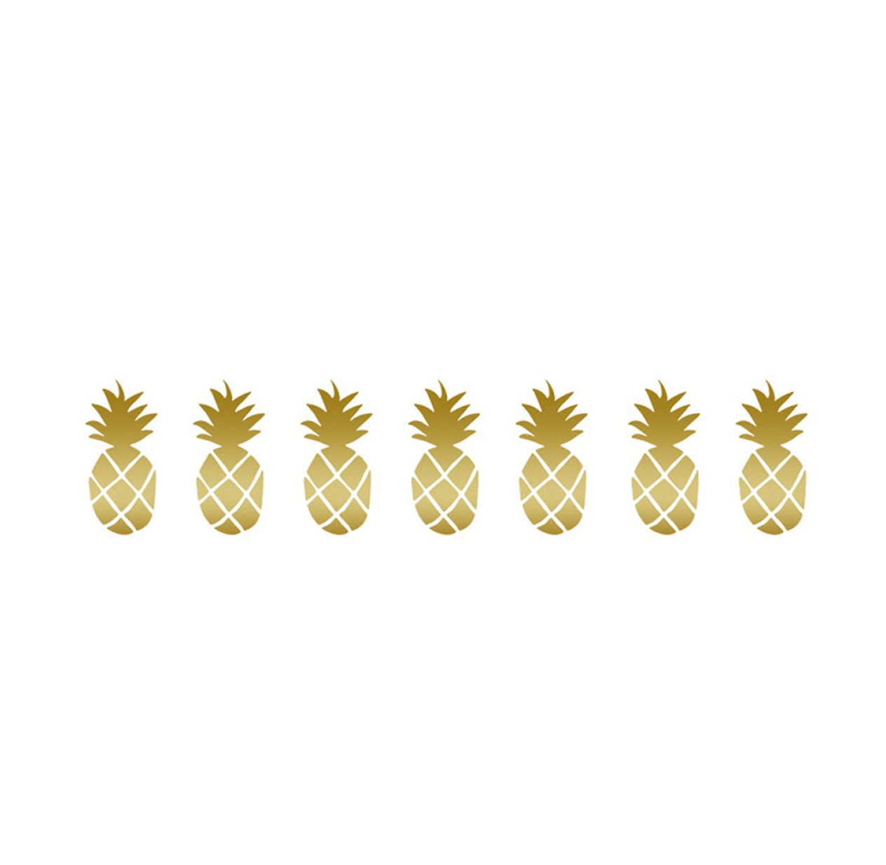 Sticker Frise Ananas dorés Mimilou pour chambre enfant - Les Enfants du ...