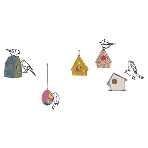 Stickers Nichoirs à oiseaux Mimilou pour chambre enfant - Les Enfants ...