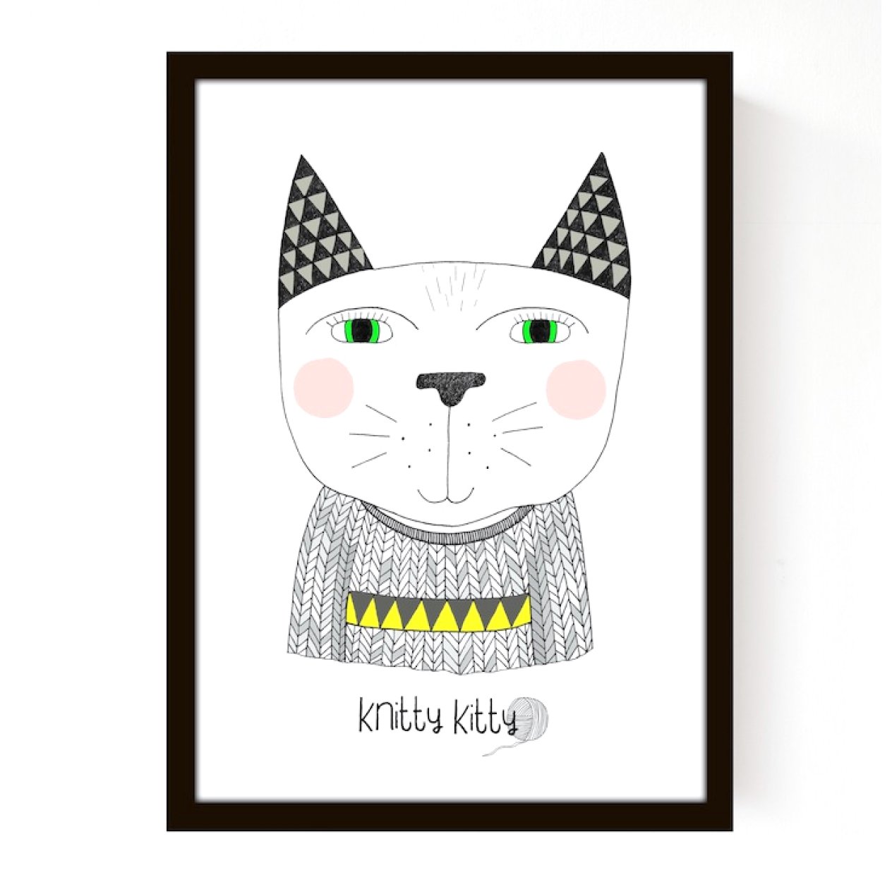 Affiche Knitty Kitty Seventy Tree pour chambre enfant - Les Enfants du ...