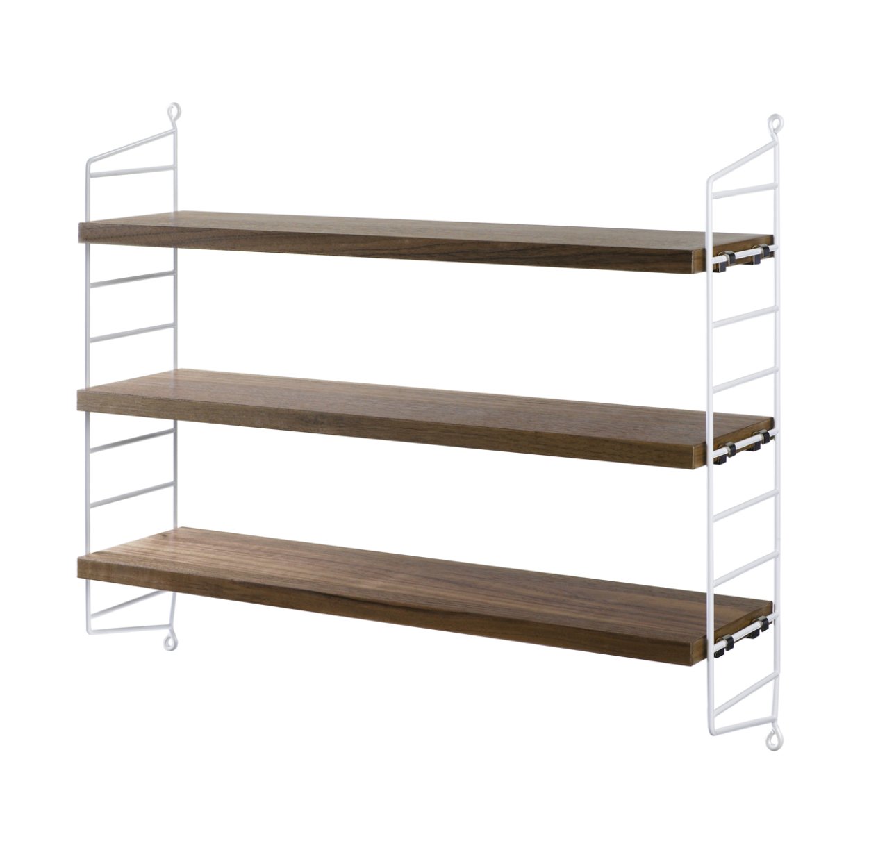 Etagère String Pocket - Noyer / Blanc String Furniture pour chambre ...