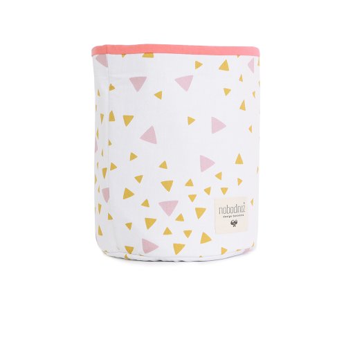 Panier de rangement Mambo Confettis - Rose/Moutarde Nobodinoz pour ...