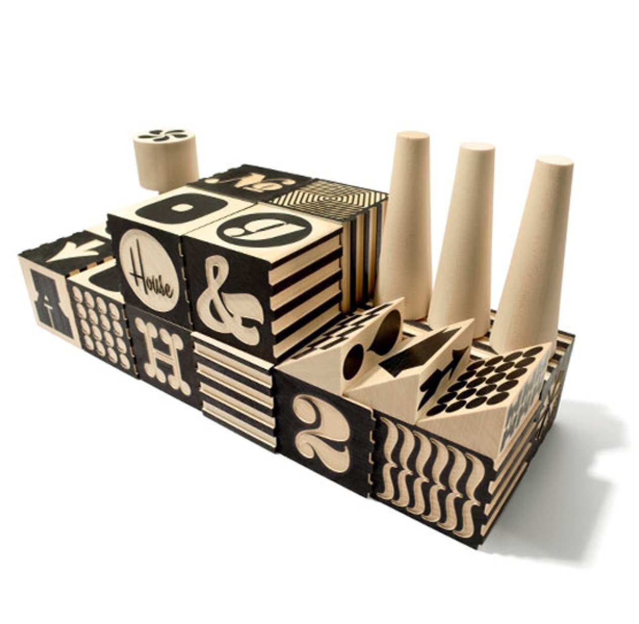 Cubes Factory - House of Industries Uncle Goose pour chambre enfant ...