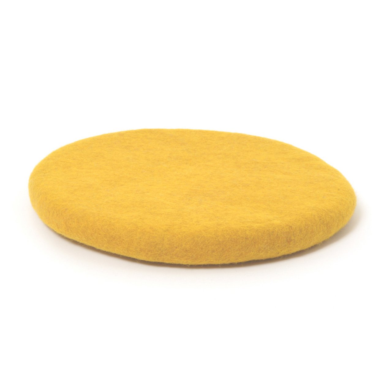 Coussin Chakati rond en feutre - Pollen Muskhane pour chambre enfant ...