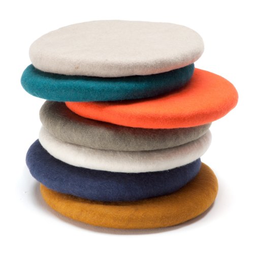 Coussin Chakati rond en feutre - Naturel Muskhane pour chambre enfant ...