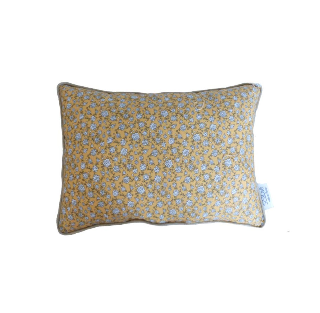 Mini coussin Pomponette - Jaune Scalaë pour chambre enfant - Les ...