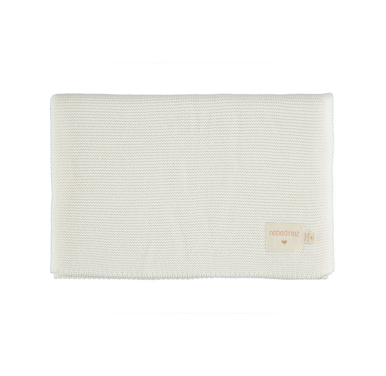 Plaid bébé en tricot So Natural - Milk Nobodinoz pour chambre enfant ...
