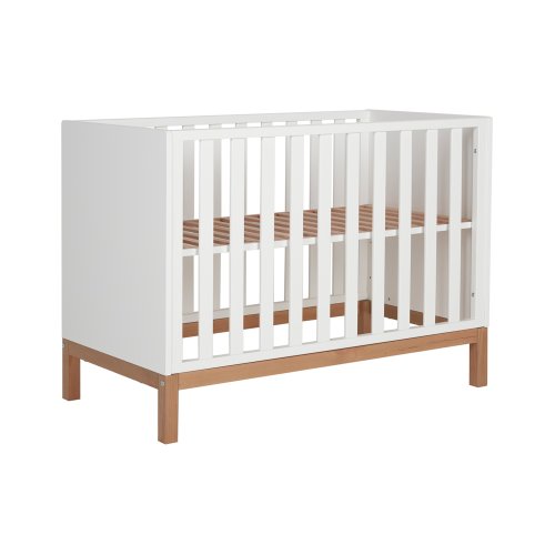 Lit bébé Hip 60 x 120 - Blanc Quax pour chambre enfant - Les Enfants du ...